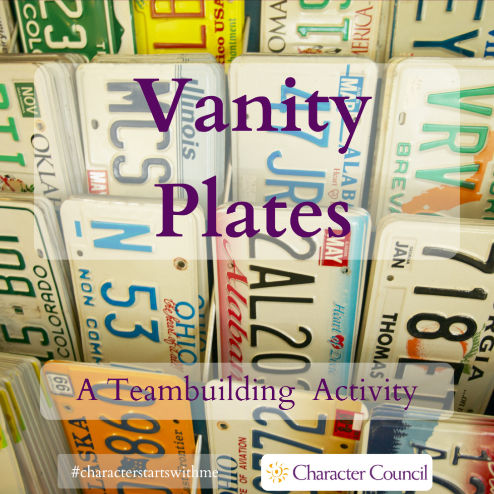 Vanity Plates - Character Council