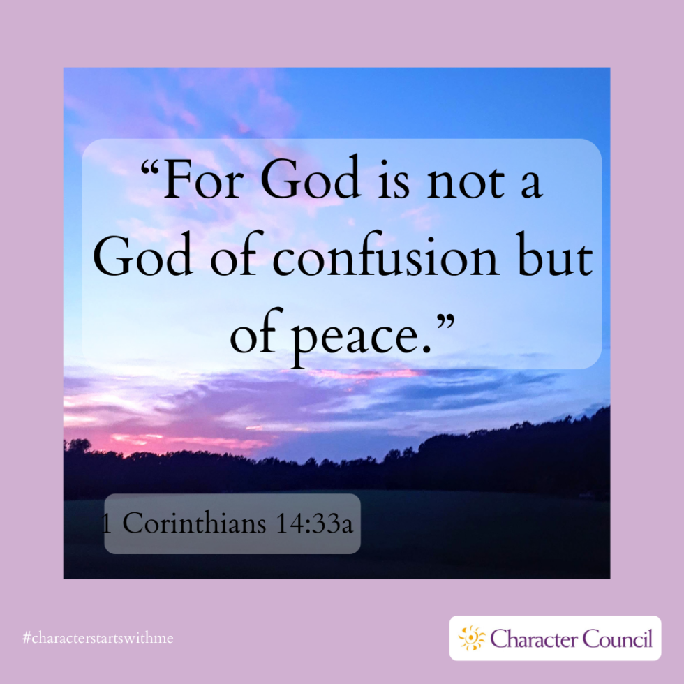 Orderliness Verses - Character Council